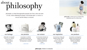 BRAND PROFILE: PHILOSOPHY - Couturing.com